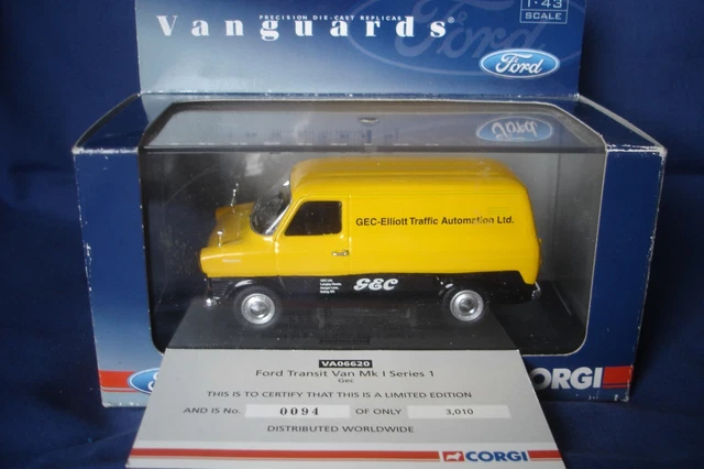 CORGI VANGUARDS VA06620 FORD TRANSIT VAN MK1 SERIES 1 GEC LTD EDT of ...