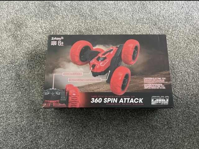 CMJ RC CAR 360 Spin Attack Stunt Electric Race Stunt Remote Double ...
