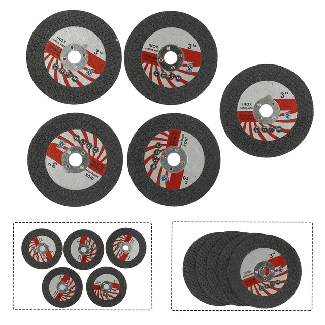 MEULE D'AFFÛTAGE COUPE Disques Acier 1.2mm Épaisseur Tuile 10mm Trou ...