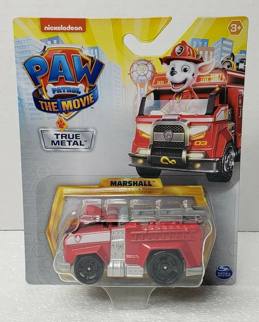 PAW PATROL THE Movie Marshall Fire Truck True Metal Vehicle Spin Master ...