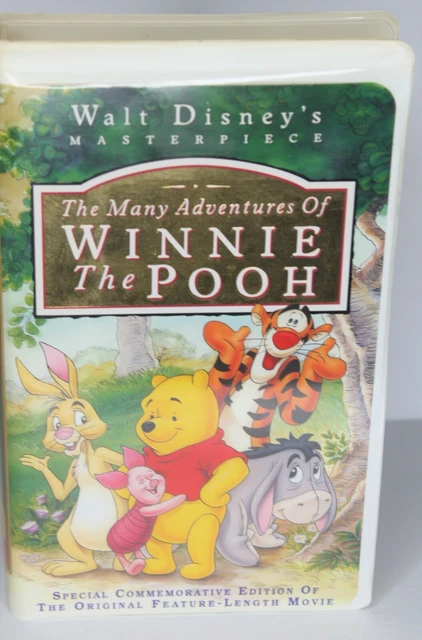 THE MANY ADVENTURES of Winnie the Pooh (VHS, 1996) Walt Disney's ...