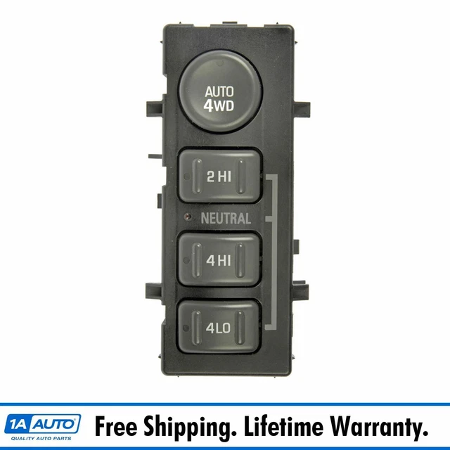 Dash Mounted Transfer Case Shift Selector Switch For Chevy Gmc Cadillac
