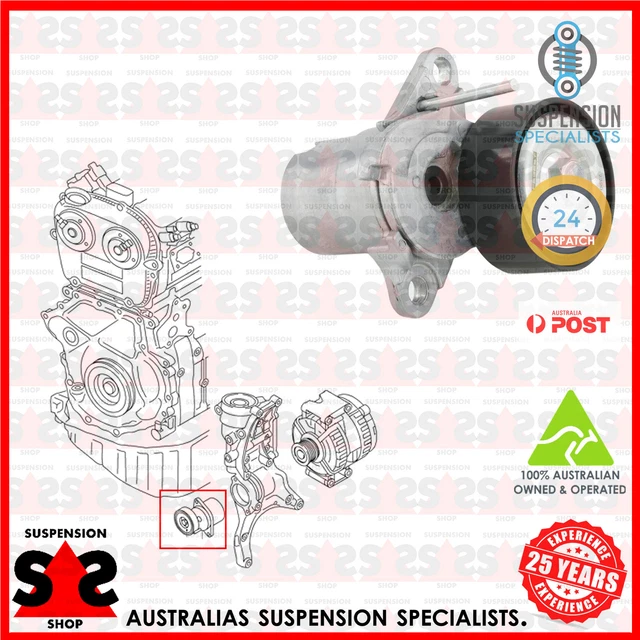 BELT TENSIONER, V-RIBBED Belt Suit AUDI A3 2.0 TFSI quattro A3 Convertible $74.61 - PicClick AU
