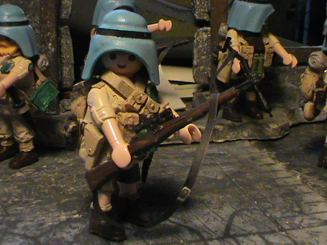 PLAYMOBIL CUSTOM COMMANDOS Sas (Francotirador) (Afrique-1941) Réf-0110 ...