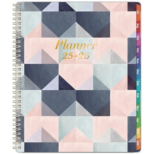 2025-2026 PLANNER - 9" x 11" JULY 2025 - JUNE 2026, Academic Planner ...