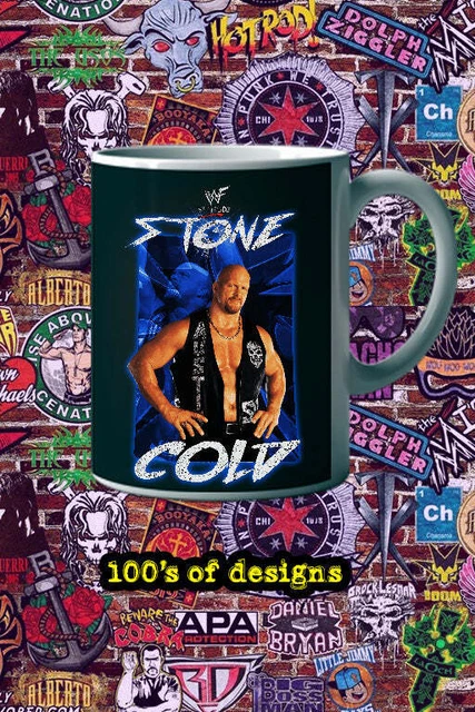 STONE COLD STEVE AUSTIN 11oz Mug | WWE Legend Coffee Cup Merch Earl ...