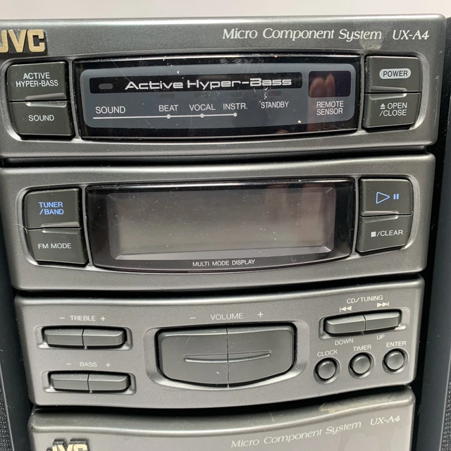 JVC UX-A4 UX-B1004 Cd, radio and cassette player with speakers READ DESCRIPTION £44.00 - PicClick UK