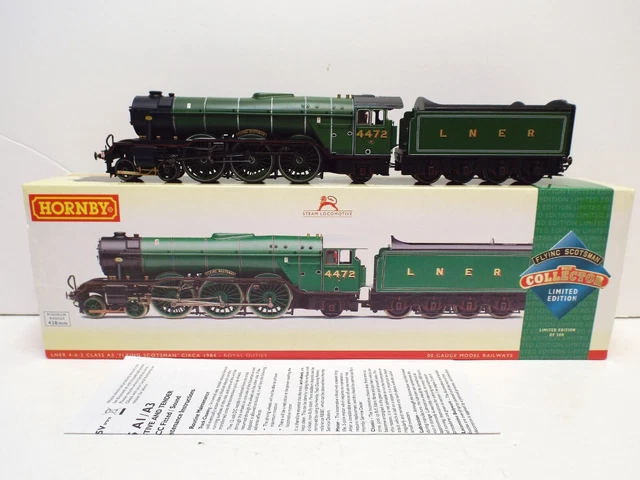 HORNBY R3250 LNER Class A3 Flying Scotsman 4472 Royal Duties Boxed ...