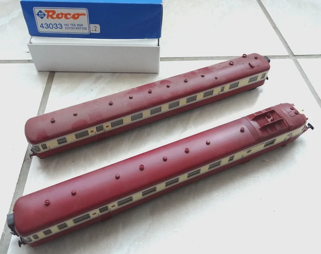 ECHELLE HO ROCO AUTORAIL SNCF RGP 2 ELEMENTS TEE EN COFFRET 43033 EUR ...