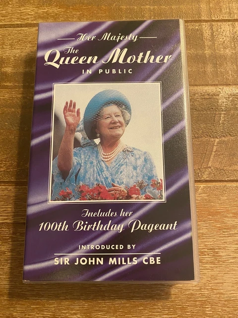 HER MAJESTY THE Queen Mother In Public VHS Video Includes 100th ...