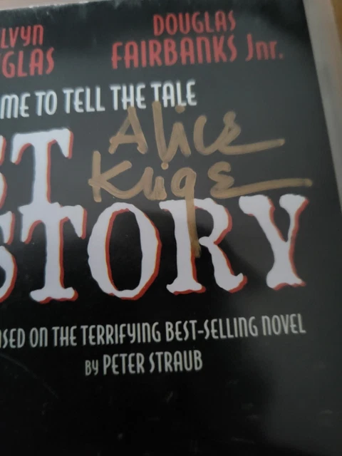 SIGNED IN PERSON Alice Krige Alma Mobley Ghost Story VHS PAL Video £25. ...