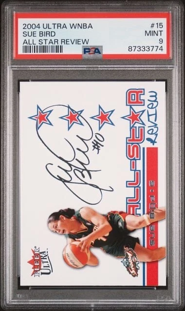 2004 ULTRA WNBA Sue Bird All Star Review PSA 9 Seattle Storm UCONN ... 2004 ULTRA WNBA Sue Bird All Star Review PSA 9 Seattle Storm UCONN ...