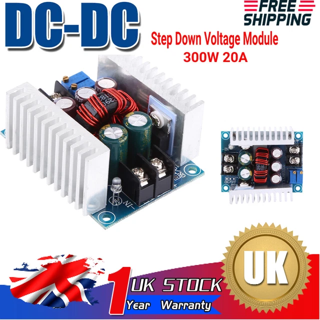 300W 20A DC-DC Converter Constant Current LED Driver Step Down Voltage ...