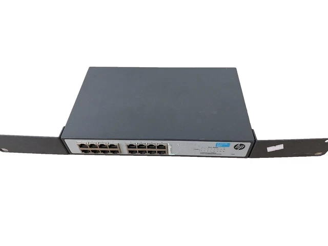 HP 1420-16G 16-PORT Gigabit Switch with UK PSU & with Brackets HP ...