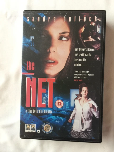 THE NET VHS Video ( Big Box) Sandra Bullock Columbia Tristar £1.50 ...
