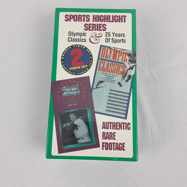 SPORTS HIGHLIGHT SERIES VHS Dual Olympic Classics 25 Years Of Sports ...