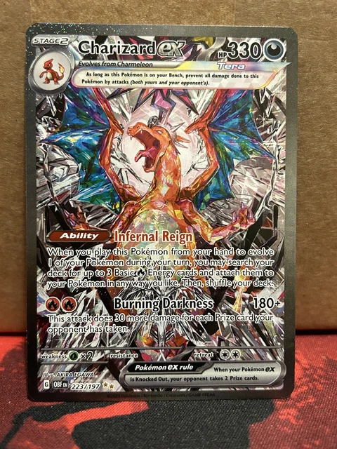 POKÉMON TCG CHARIZARD ex Obsidian Flames 223/197 Alt Art - PACK FRESH £ ...