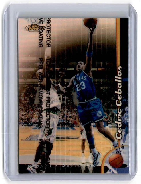 1998-99 TOPPS FINEST Refractor Cedric Ceballos Dallas Mavericks #38 EUR ...