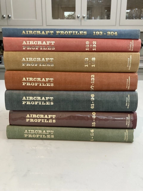 AIRCRAFT PROFILES X 7 vols: Nos. 1 - 204 (Profile Publications) £16.13 ...