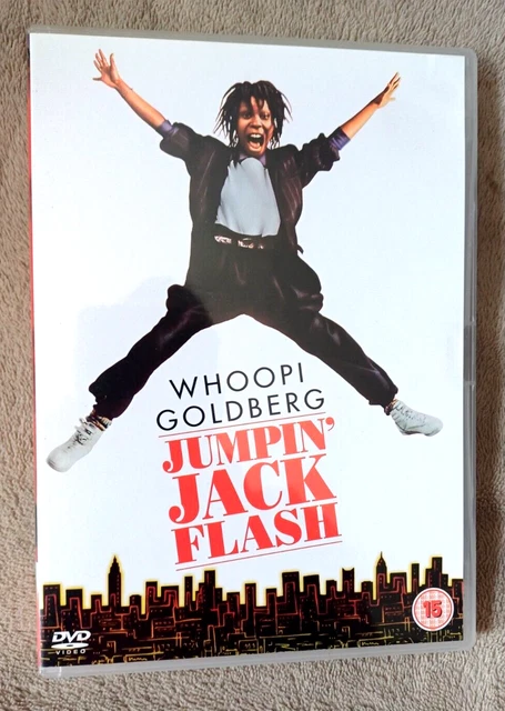 JUMPING JACK FLASH (1986) Whoopi Goldberg film. region 2 uk DVD - EXCEL ...
