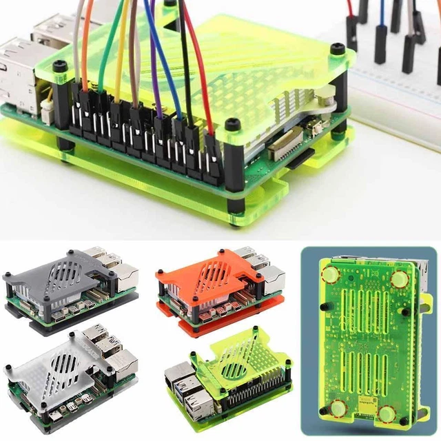 CUSTODIA ACRILICA PER Raspberry Pi 5 custodia Enlosure Shell E4 nuova 1 ...