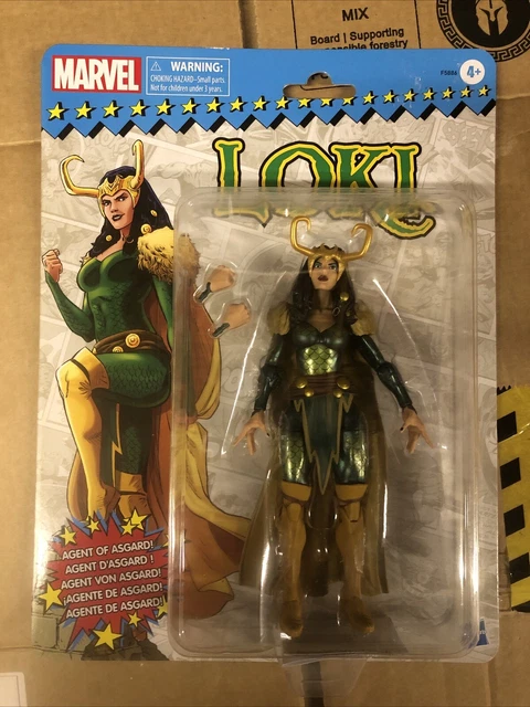 HASBRO MARVEL LEGENDS Series Loki Agent of Asgard 6-inch Retro Action ...