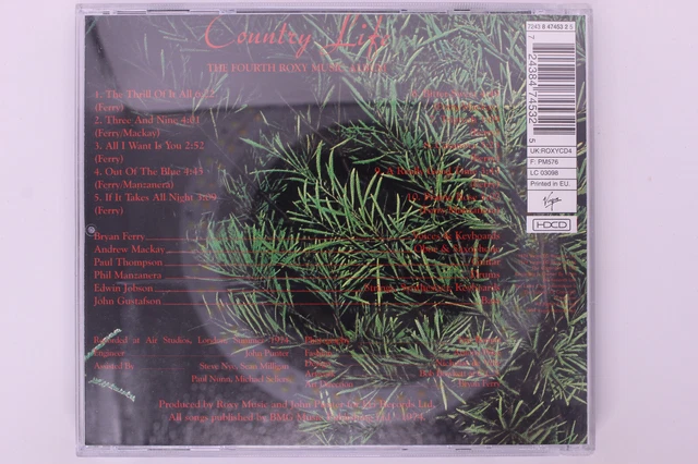 ROXY MUSIC - Country Life Remastered CD 1999 EUR 18,17 - PicClick FR