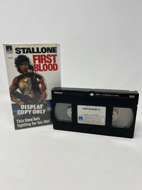 FIRST BLOOD RAMBO VHS Thorn EMI First Edition 1982 Display Copy $9.89 ...
