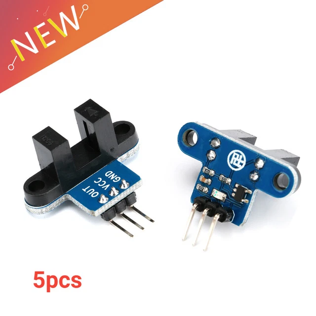 5* IR INFRARED Slotted Optical Speed Measuring Sensor Detect ...