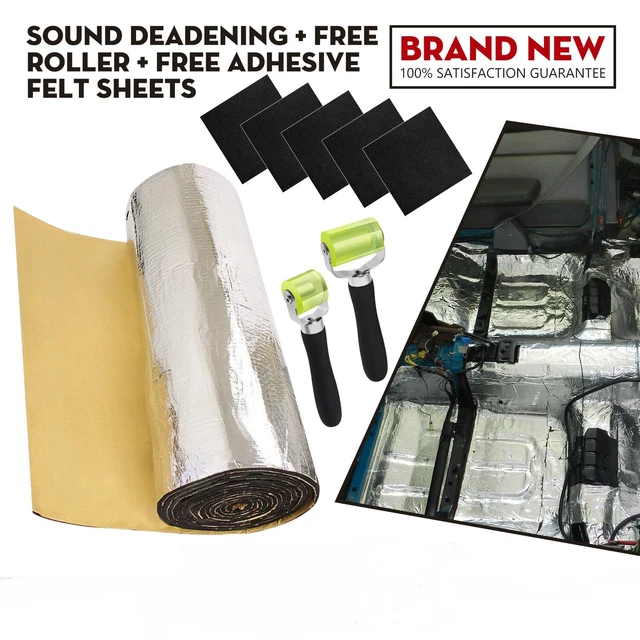 SOUND DEADENER CAR Insulation Automotive Reduce Heat Shield Self ...