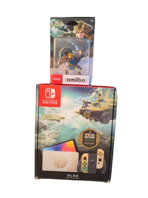 NINTENDO SWITCH (OLED Model) Tears Of The Kingdom With TOTK Link Amiibo £269.29 - PicClick UK