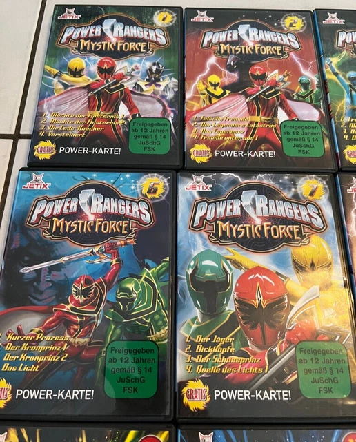 POWER RANGERS DVD Sammlung Jetix Ninja Storm Mystic Force SPD Operation ...