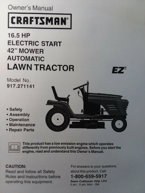 Craftsman lt1000 17 hp manual store