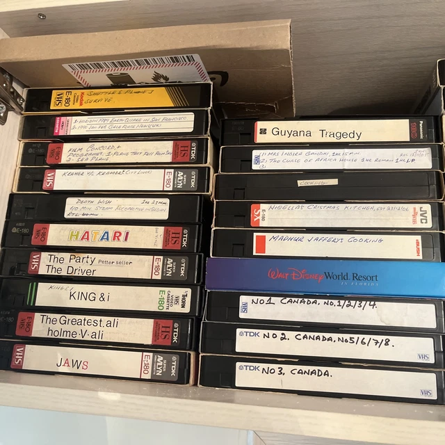 USED VHS TAPE Various Brands. Some Have Old Network TV & Commercials £ ...