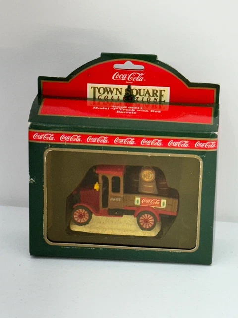 VINTAGE COCA-COLA TOWN Square Collection Model "T" Truck With Red ...