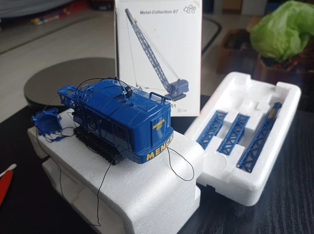 NZG M251 ESCAVATORE GRU DRAGLINE MENCK raro GIOCATTOLO 1:87 Nuovo R 556 ...