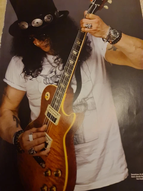 SLASH GUNS N Roses A4 Poster Kerrang Magazine Uk EUR 7,67 - PicClick FR