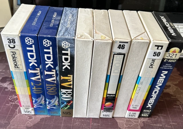 10X USED BLANK vhs tapes $14.07 - PicClick AU