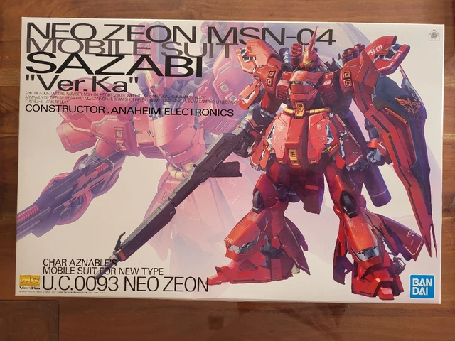 BANDAI GUNPLA MG Sazabi VerKa GUNDAM Model Kits NEU ORIGINAL EUR 150,00 ...