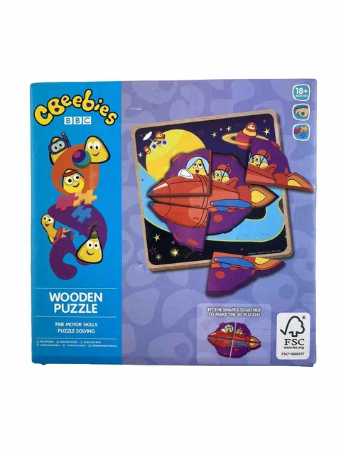 CBEEBIES WOODEN PUZZLE.(151) £6.29 - PicClick UK