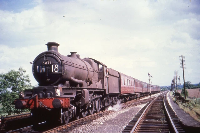 35MM RAILWAY SLIDE: CLASS CASTLE: 5071 SPITFIRE £2.00 - PicClick UK