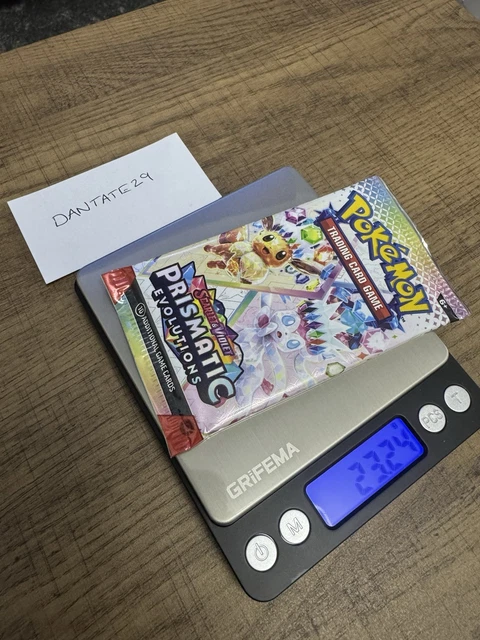 POKÉMON TCG - Prismatic Evolutions Booster Pack - Sealed - HEAVY PACK ...