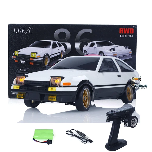 LDRC LD1801 1:18 RC-Drift-Car RWD AE86 Rennfahrzeuge Flip Light Gyro ...