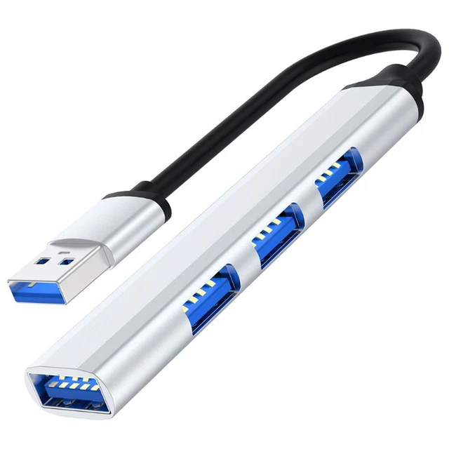 MULTI DOCKING 4 Ports Expander USB 3.0 HUB Multi USB Splitter Power ...