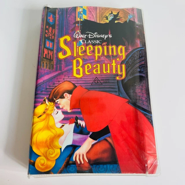 SLEEPING BEAUTY VHS 9348 Clamshell Walt Disney Classics Black Diamond ...