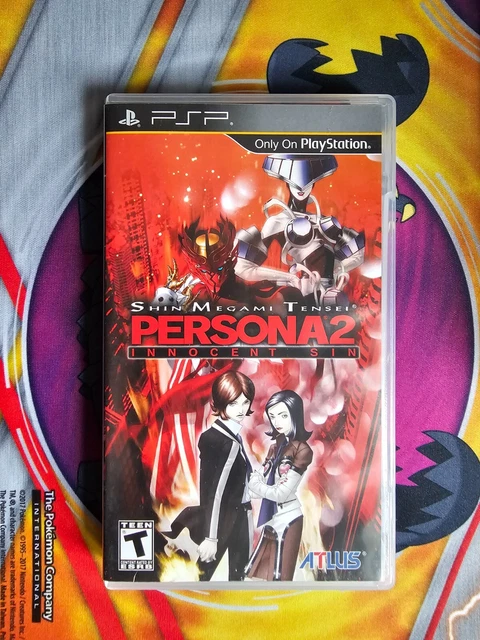 SONY PSP SHIN Megami Tensei Persona 2 Innocent Sin Complete 2011 w ...