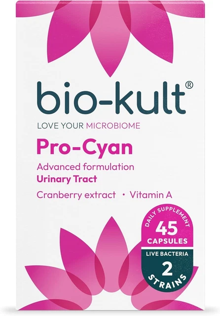 BIO-KULT PRO-CYAN ADVANCED Triple Action Formula 45caps Probiotic ...