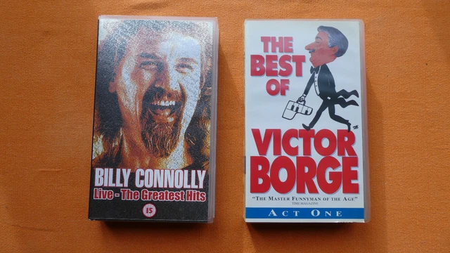 TWO CLASSIC COMEDY VHS Tapes (Billy Connelly, Victor Borge) £0.99 ...