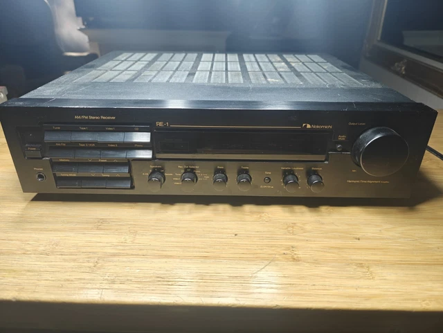 NAKAMICHI RE-1 AM/FM Stereo Receiver Harmonic Time Alignment (For Parts ...
