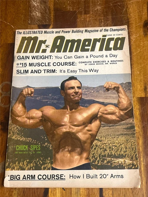 MR AMERICA BODYBUILDING muscle magazine CHUCK SIPES 6-67 £19.98 ...